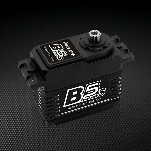 POWER HD B5 B5S b5 HV Brushless Motor 277.7 oz / .065 Titanium Servo a ...
