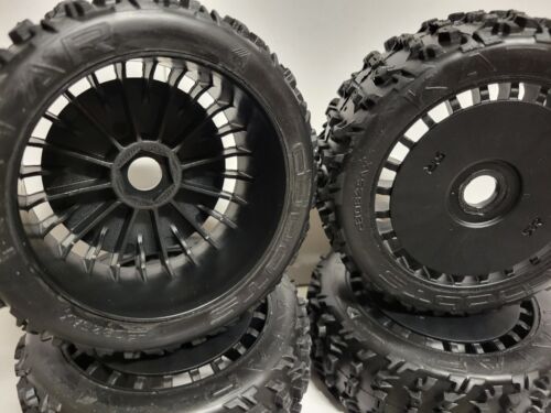 NEW set of 4 Typhon 6s V5 TLR - Arrma DBOOTS Katar Tires & Wheels 17MM ...